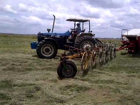 Rake baler combo - YouTube