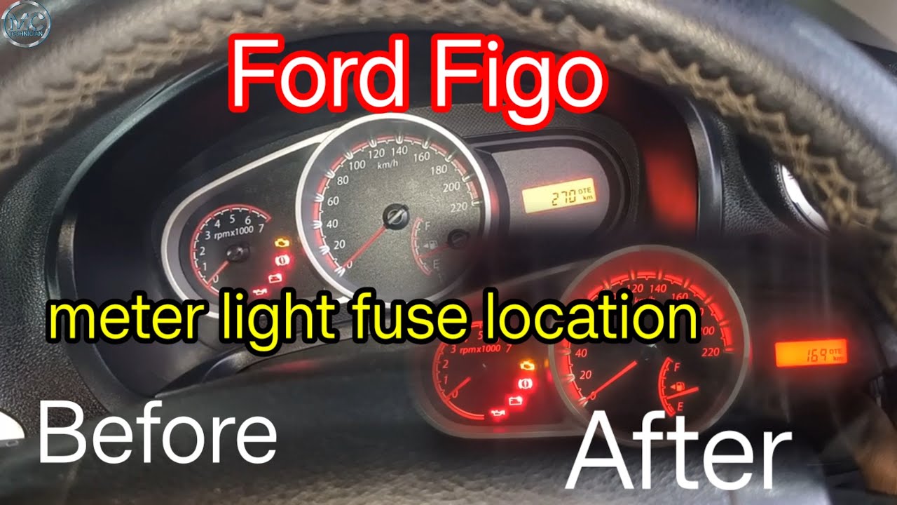 Ford Figo dashboard metre light fuse location#meter light fuse location ...