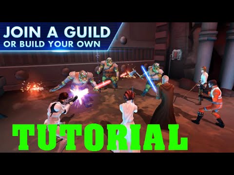 How to join a Guild / Team - Star Wars Galaxy of Heroes - YouTube