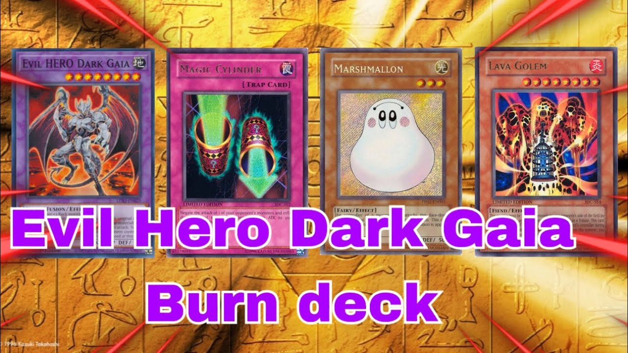 Evil hero burn deck - Edison format - YouTube