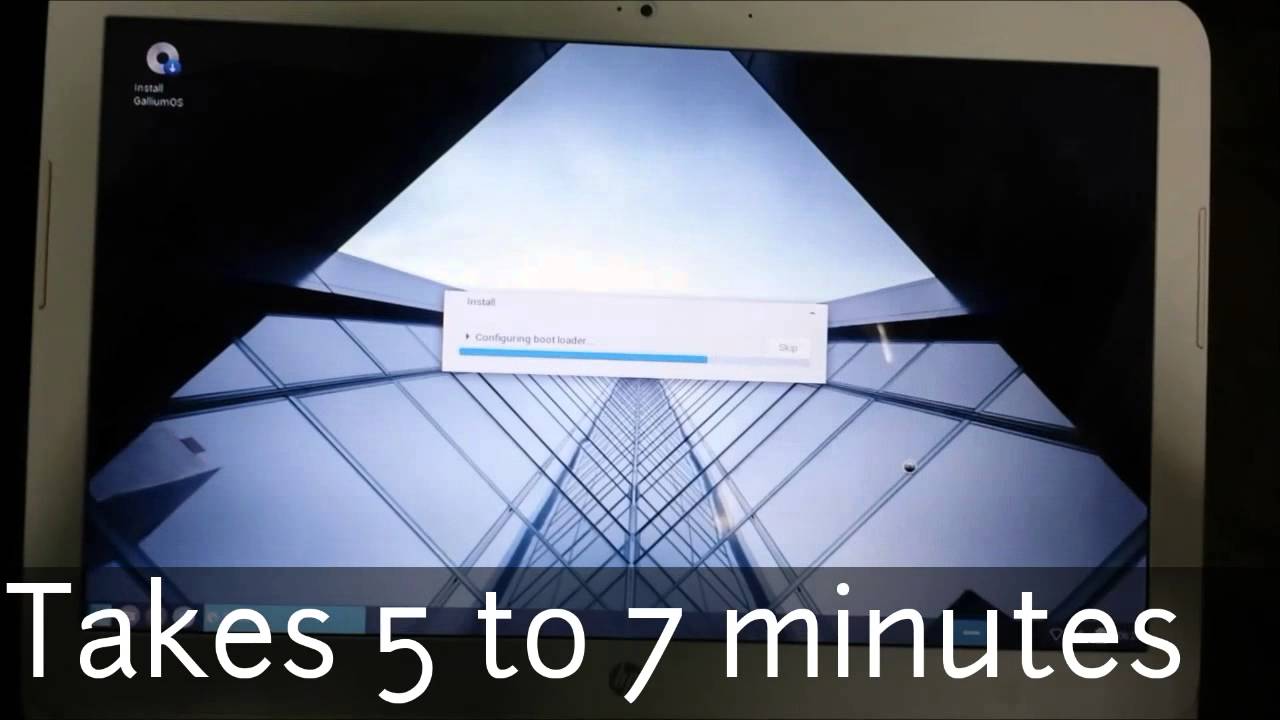 GalliumOS on Hp chromebook 14 - YouTube
