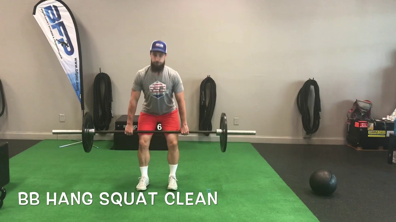 BB Hang Squat Clean - YouTube