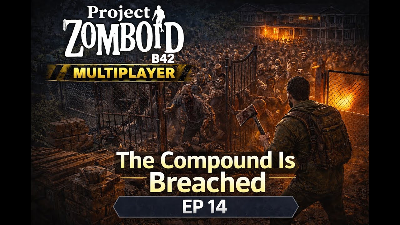 Project Zomboid B42 | The Compound Is Breached – EP 14 - YouTube