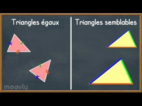 3° Triangles semblables : Angles - YouTube