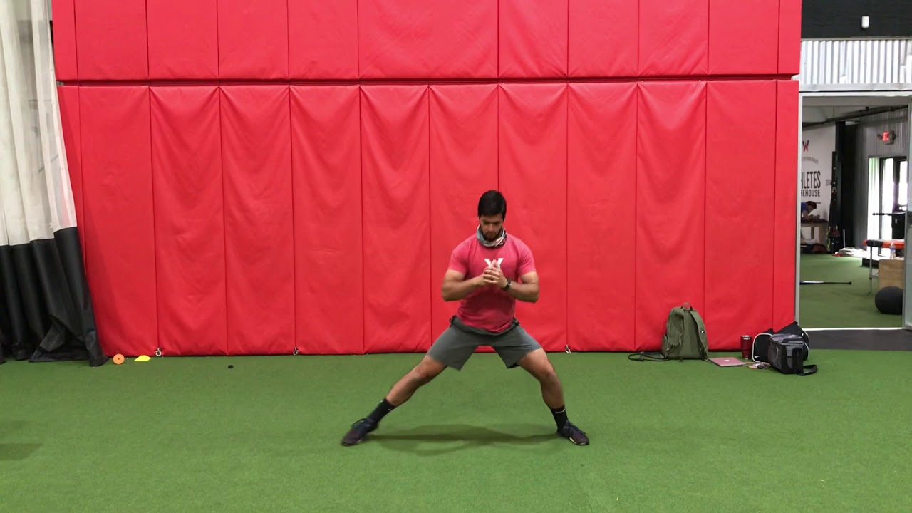 2 point lateral step outs - YouTube