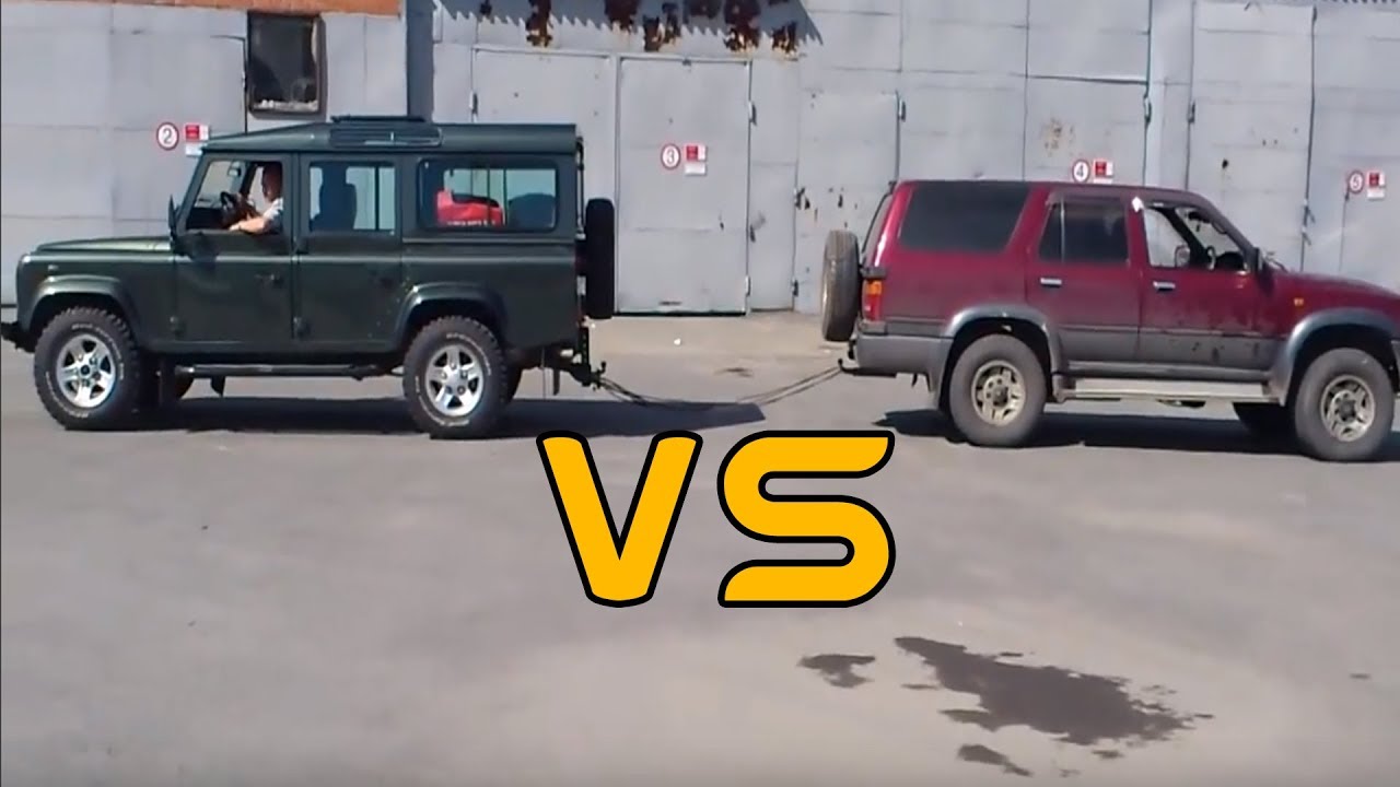 LAND ROVER VS TOYOTA HILUX - YouTube