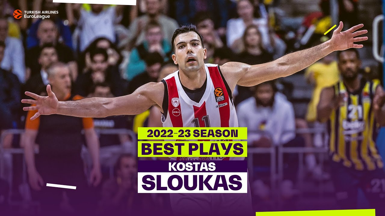Kostas Sloukas | Best Plays | 2022-23 Turkish Airlines EuroLeague - YouTube