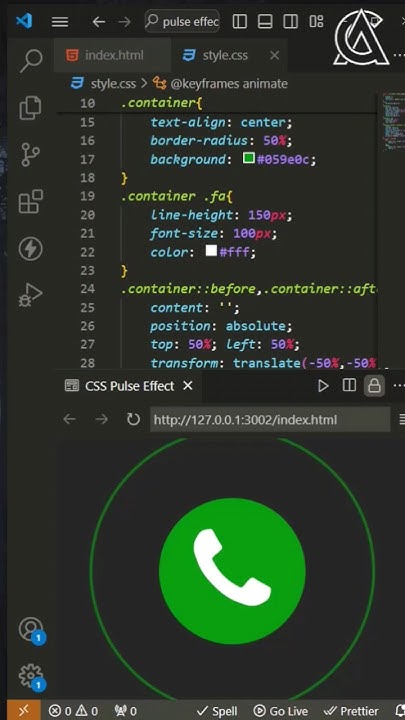 Css Pulse Effect Youtube
