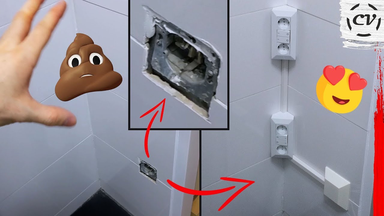 DIY Corner Power Outlets Project (Looksmaxing Base Improvements) - YouTube