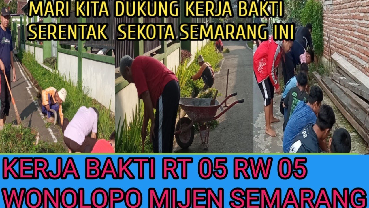 KERJABAKTI RT5 RW5 WONOLOPO MIJEN - YouTube