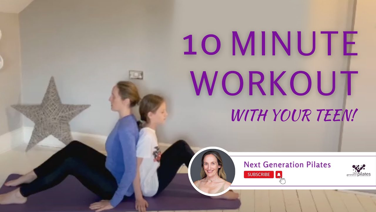 10 Minute Workout: Pilates for Teens! 🧘‍♂️ - YouTube