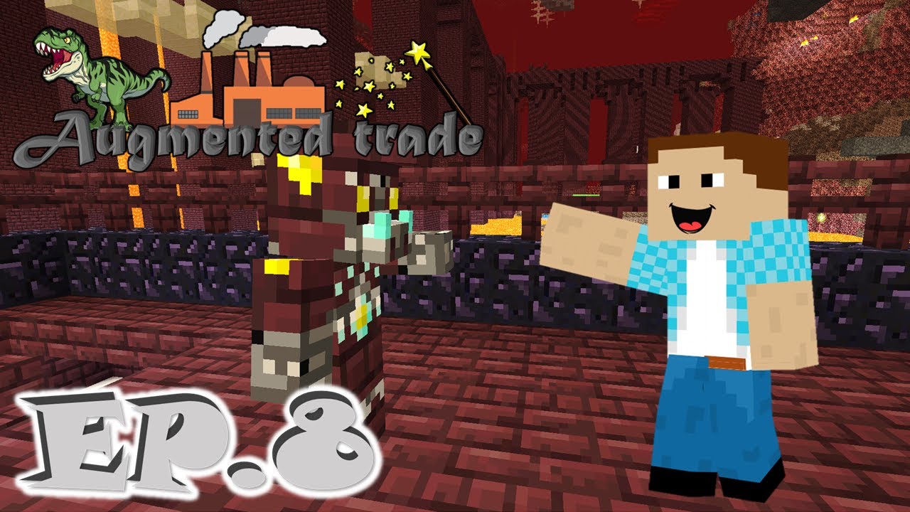 Minecraft: Augmented trade EP.8 Nether pirate ship - YouTube