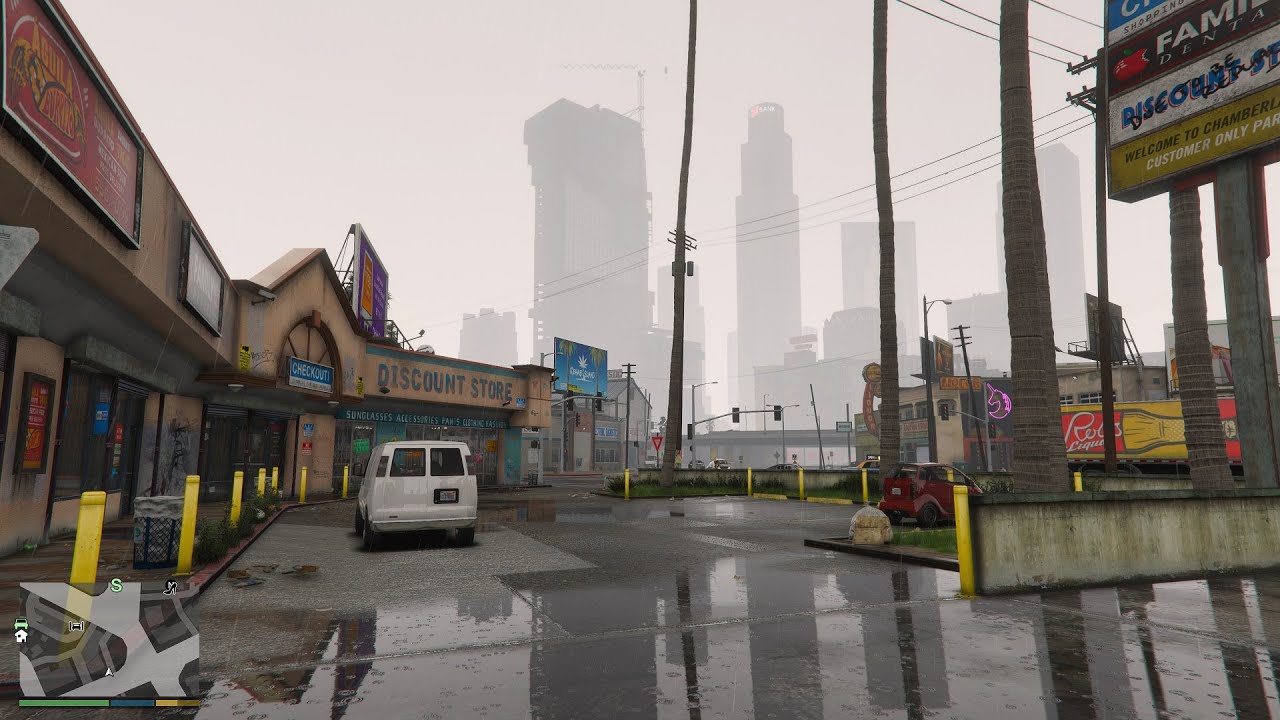 Grand Theft Auto V Natural Vision Evolved + Reshade Mod First Test 4K ...