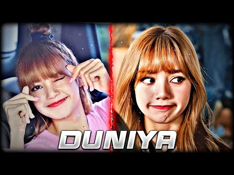 Duniya × Lisa Status 😘 | Efx WhatsApp Status 🥀 | Lisa 4k Edit | Blackpink Lisa 🖤 Status