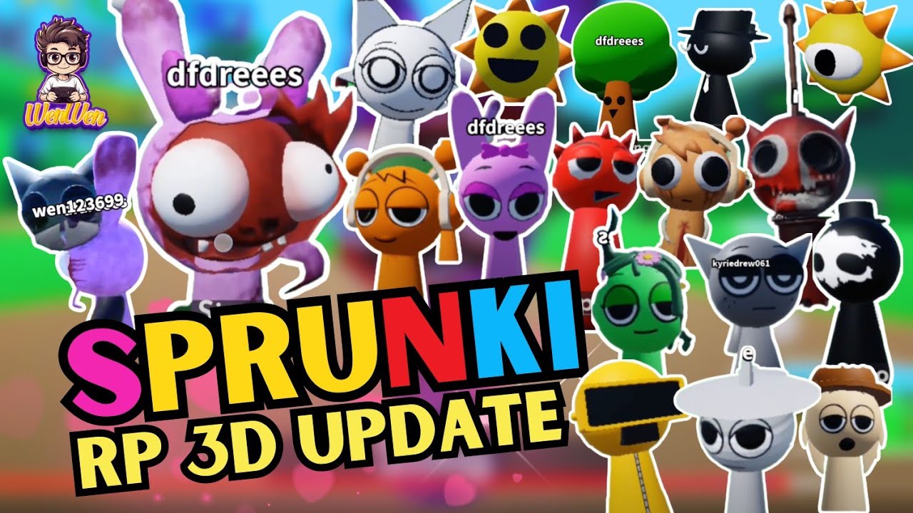 Sprunki RP 3D Update Sprunki Sing a Song | WenWenRoblox - YouTube