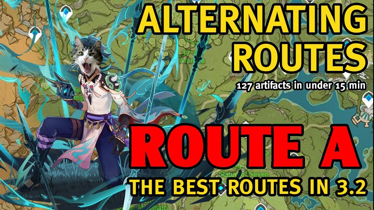 The MOST efficient artifact farm! Route A - Alternating Routes (127 ...