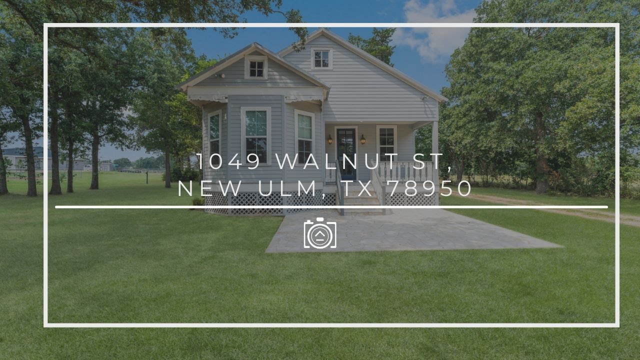 1049 Walnut St, New Ulm, TX 78950 - YouTube