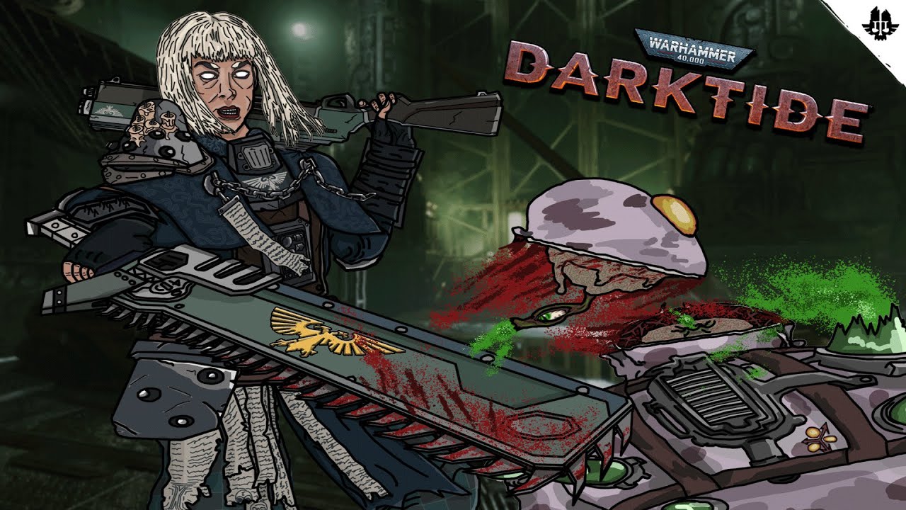 Second-hand Sister Smacks Stinky Savages | Darktide Highlights #2 - YouTube