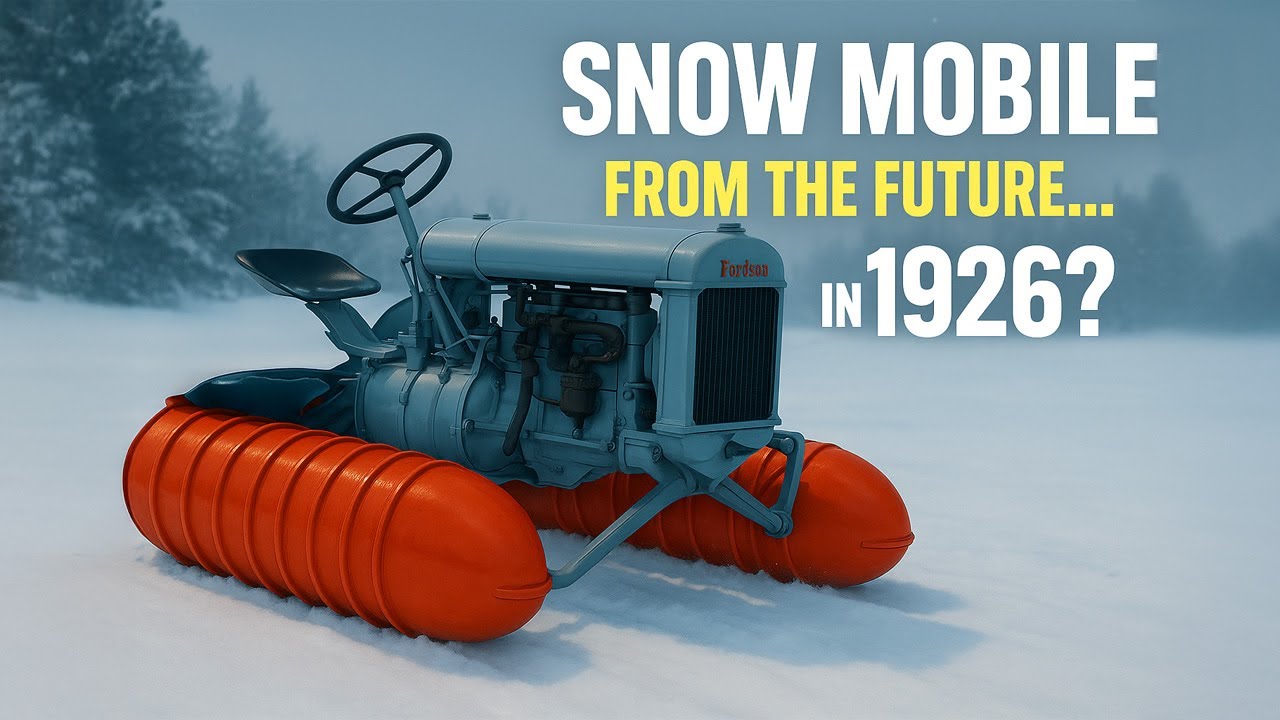 Ford Model T & Fordson Snow Motor | Snowmachines, Then vs Now! - YouTube