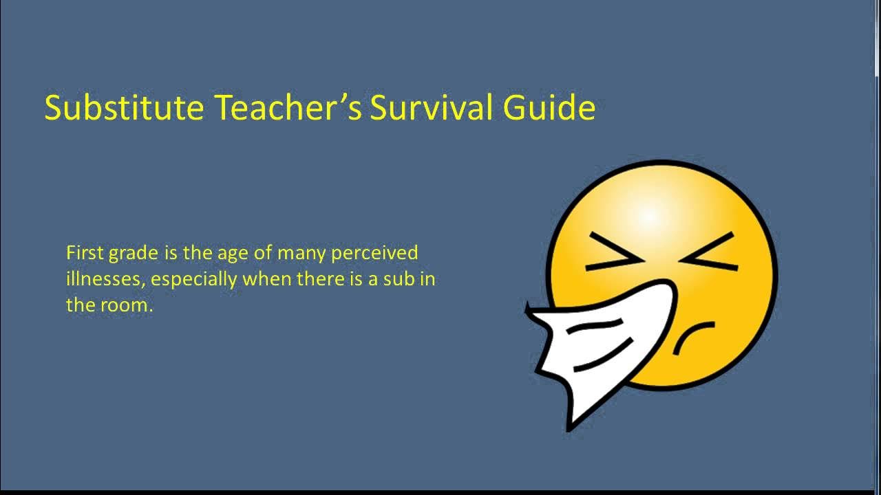 Substitute Teacher's Survival Guide Part 20 - First Grade - YouTube