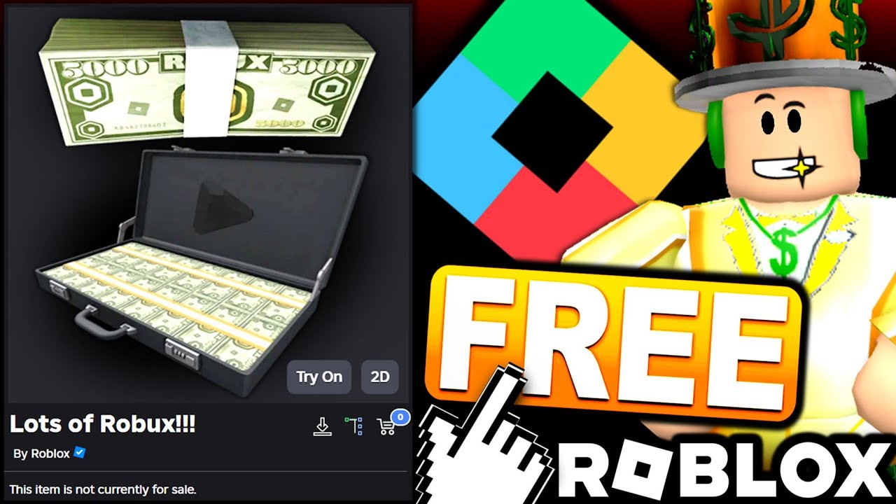 HOW TO GET Hefty Stack of Robux & Briefcase full of Bux! (ROBLOX GOOGLE PLAY POINTS ACCESSORIES ...