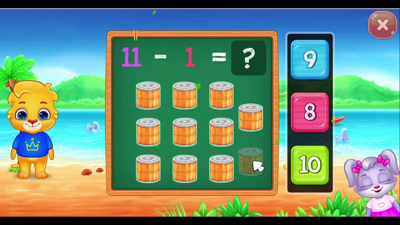 Math Minus fun game with Lucas and friends | subtraction | # ...