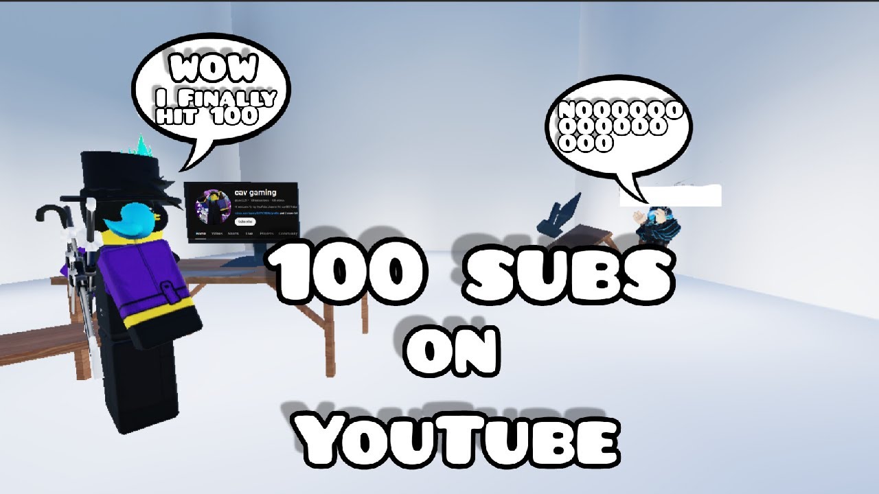 we finally hit 100 subs - YouTube