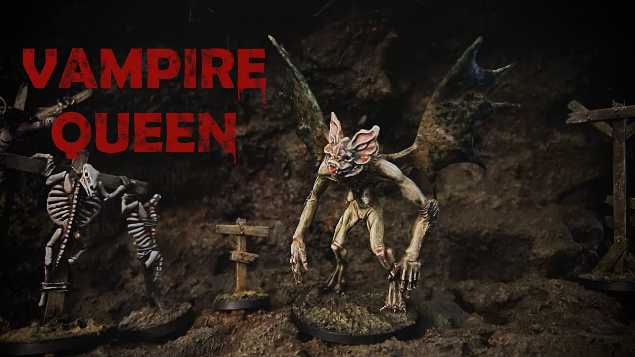 Painting the Gardens of Hecate Vampire Queen - YouTube