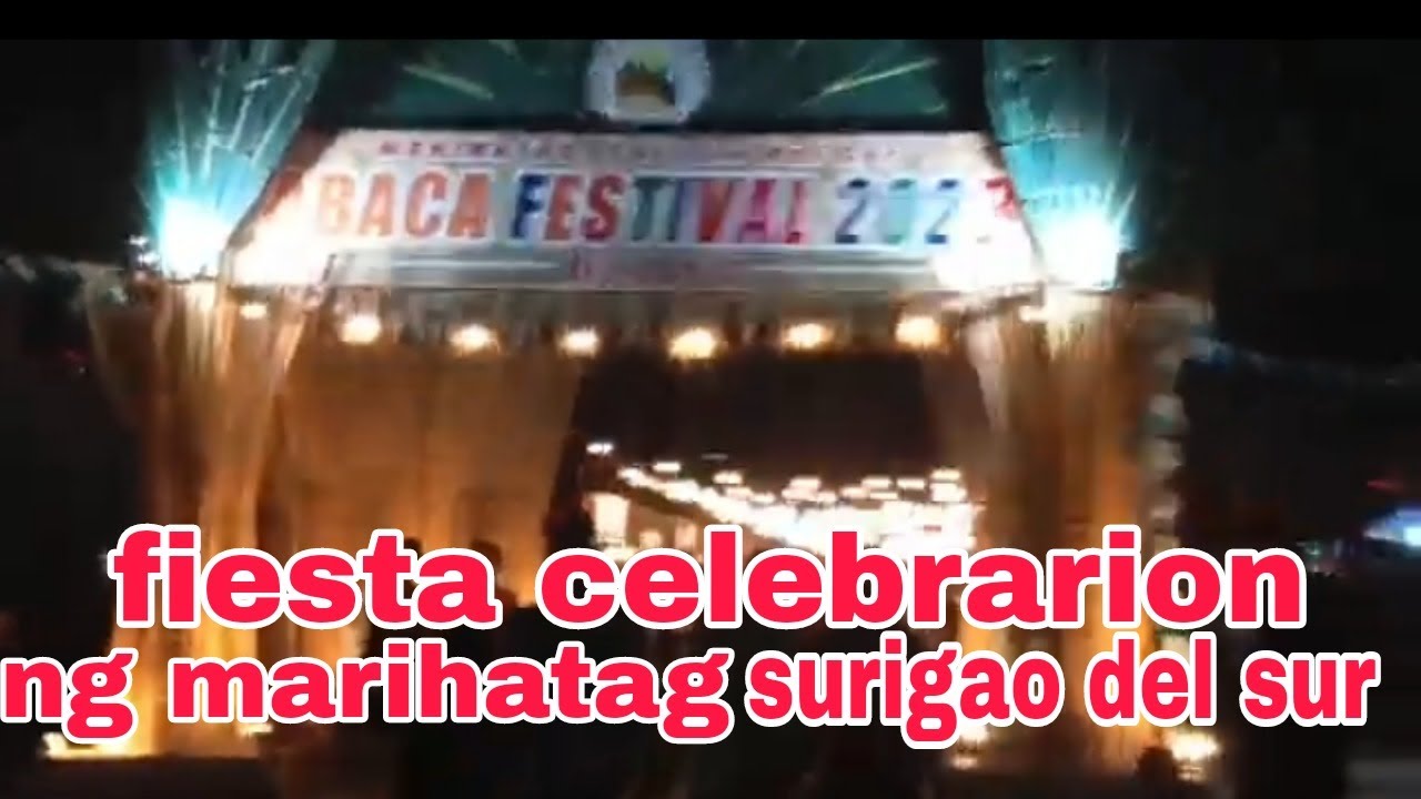 fiesta celebration sa lungsod ng marihatag surigao del sur - YouTube
