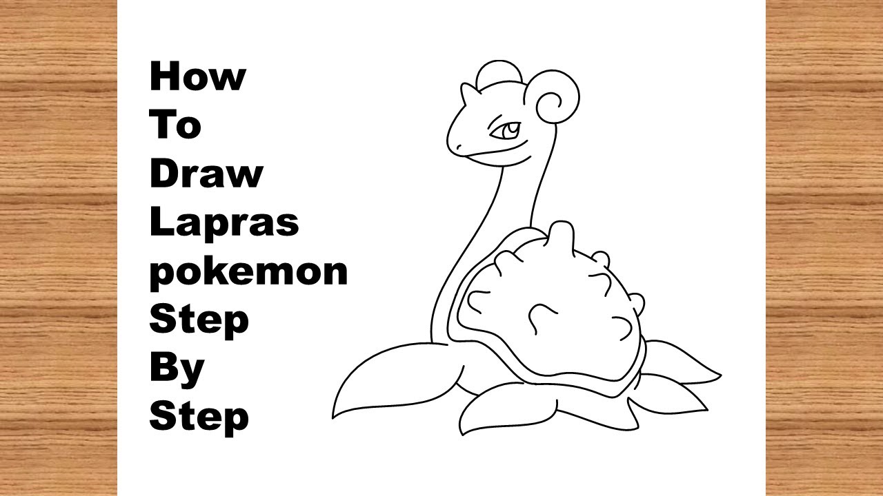 How To Draw Lapras From Pokemon |Easy Drawing | Tamanna's Drawing - YouTube