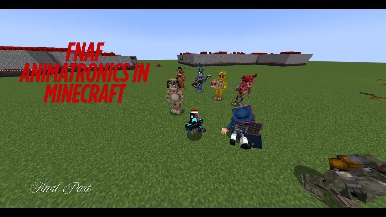 All Animatronics In This FNAF Minecraft Mod - YouTube