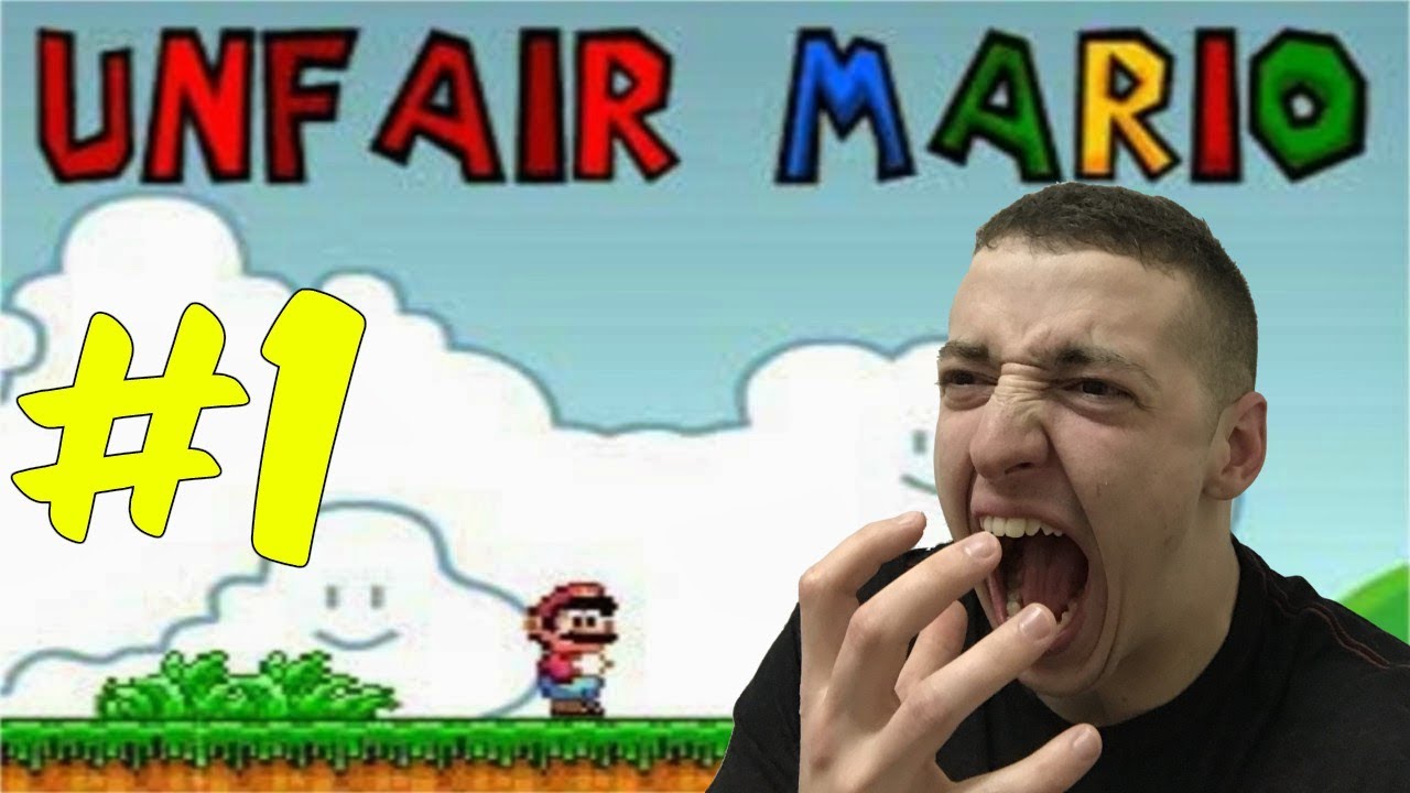 Unfair Mario Part 1 | Unfair Mario Best Moments | Nothing But Rage ...