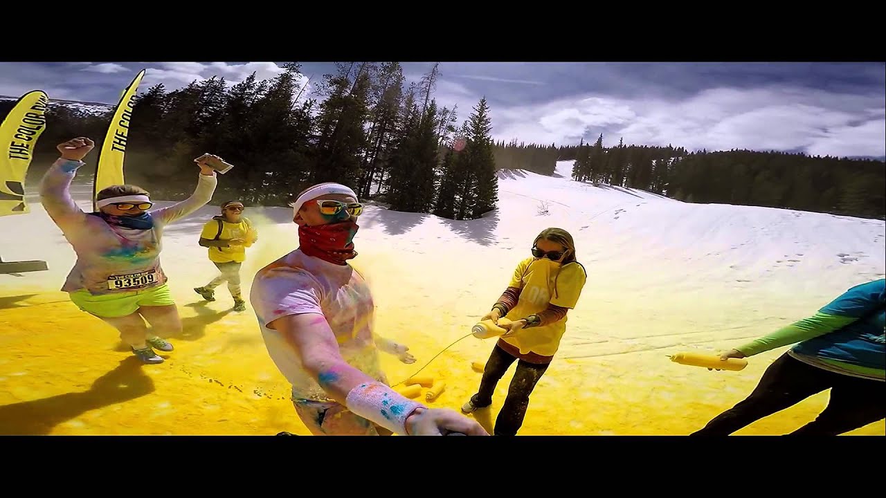 Copper Mountain Color Run, Colorado 2015 - GoPro Hero 4 Silver 1080p HD ...