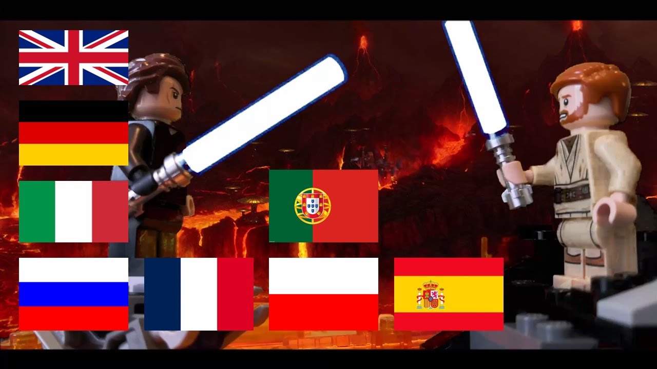 Lego Star Wars ,,I have the high ground" in different languages | Stop ...
