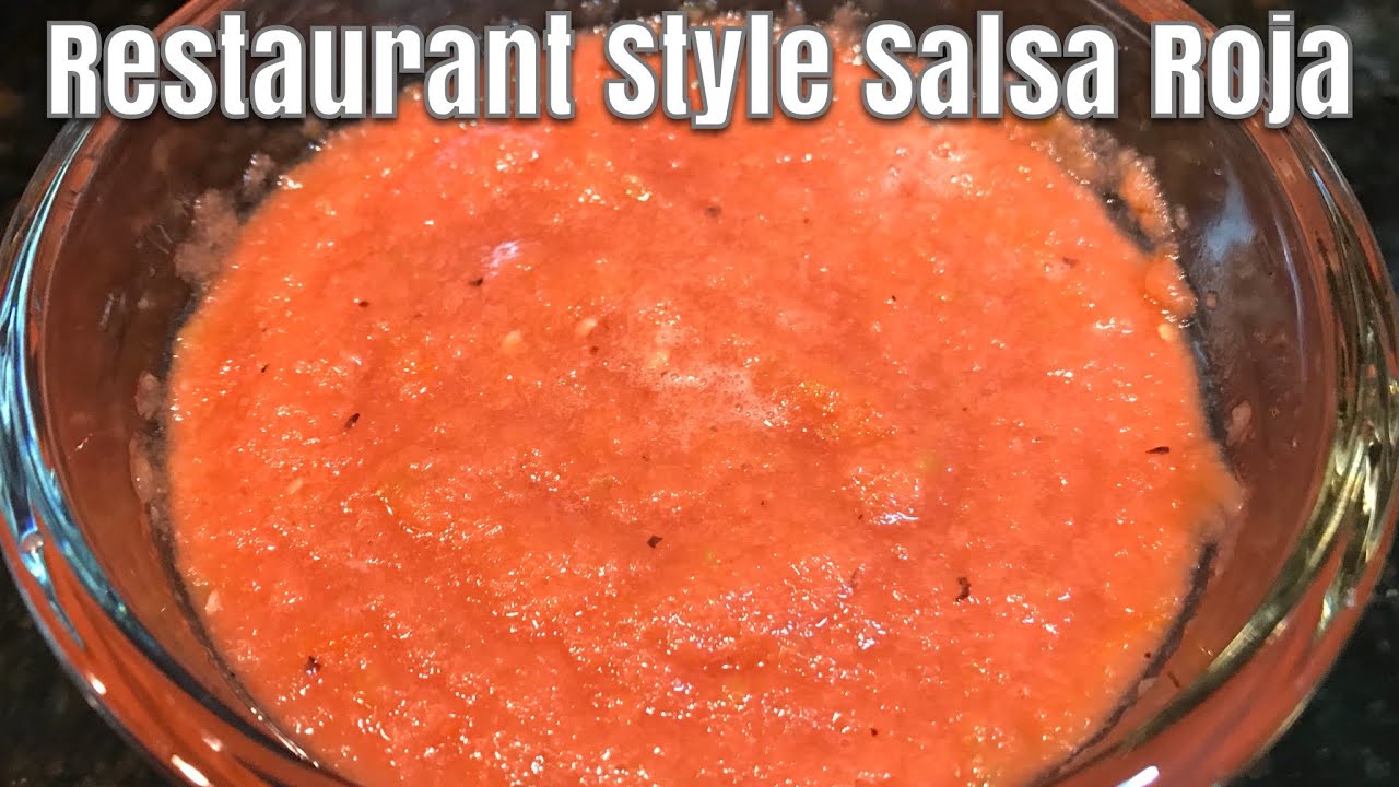 How To Make A Delicious Restaurant Style Salsa Roja - YouTube