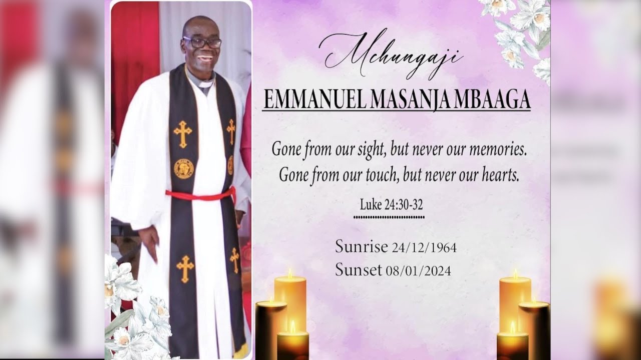 IBADA YA KUMUAGA BABA MCH. EMMANUEL MASANJA : 12/01/2024 - YouTube