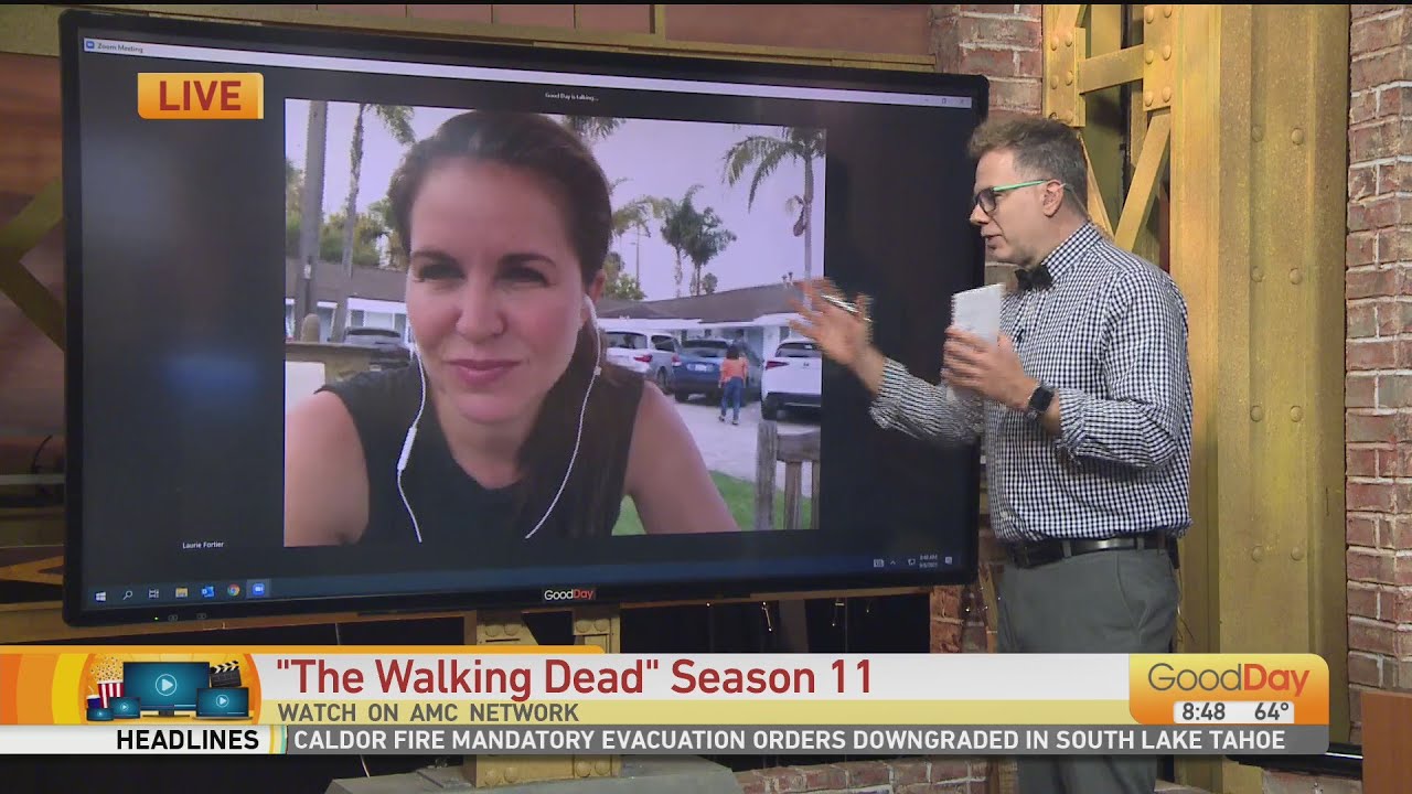 "The Walking Dead" Star Laurie Fortier Joins Us! - YouTube
