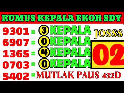 PREDIKSI SYDNEY POOLS HARI INI KAMIS 9 APRIL 2026 | RUMUS SIDNEY HARI INI | BOCORAN SDY POOLS