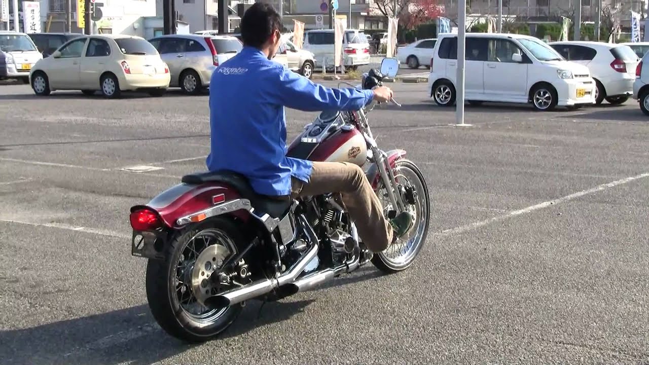 ハーレーダビッドソン エボエンジン '96 FXSTS ｿﾌﾃｲﾙｽﾌﾟﾘﾝｶﾞｰ - YouTube