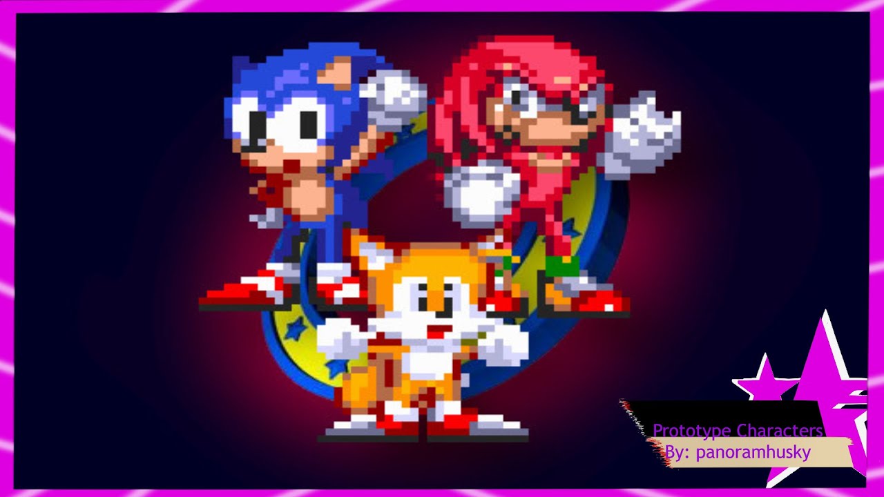 Prototype Sonic Tails and Knuckles - YouTube