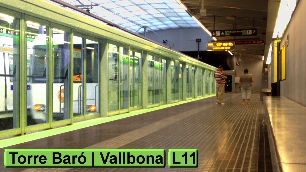 Torre Baró | Vallbona L11 : Metro de Barcelona ( TMB 500 ) [2016] - YouTube