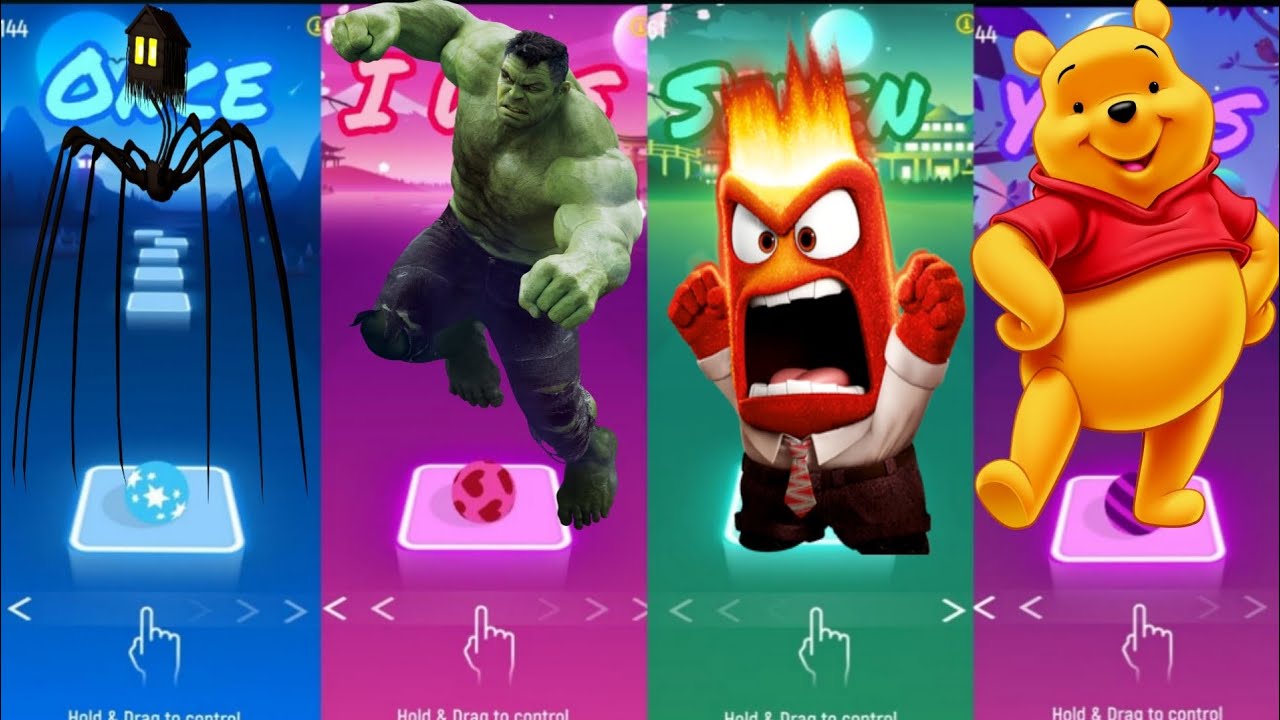 House_Head🆚She_Hulk🆚Inside_Out_2🆚Winnie_the_Pooh_🐔Who is best? - YouTube