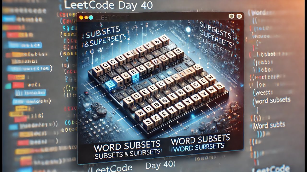 LeetCode: 916. Word Subsets - YouTube
