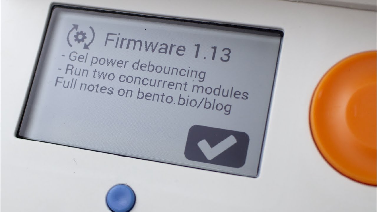 Bento Lab Software Update v1.13 - YouTube