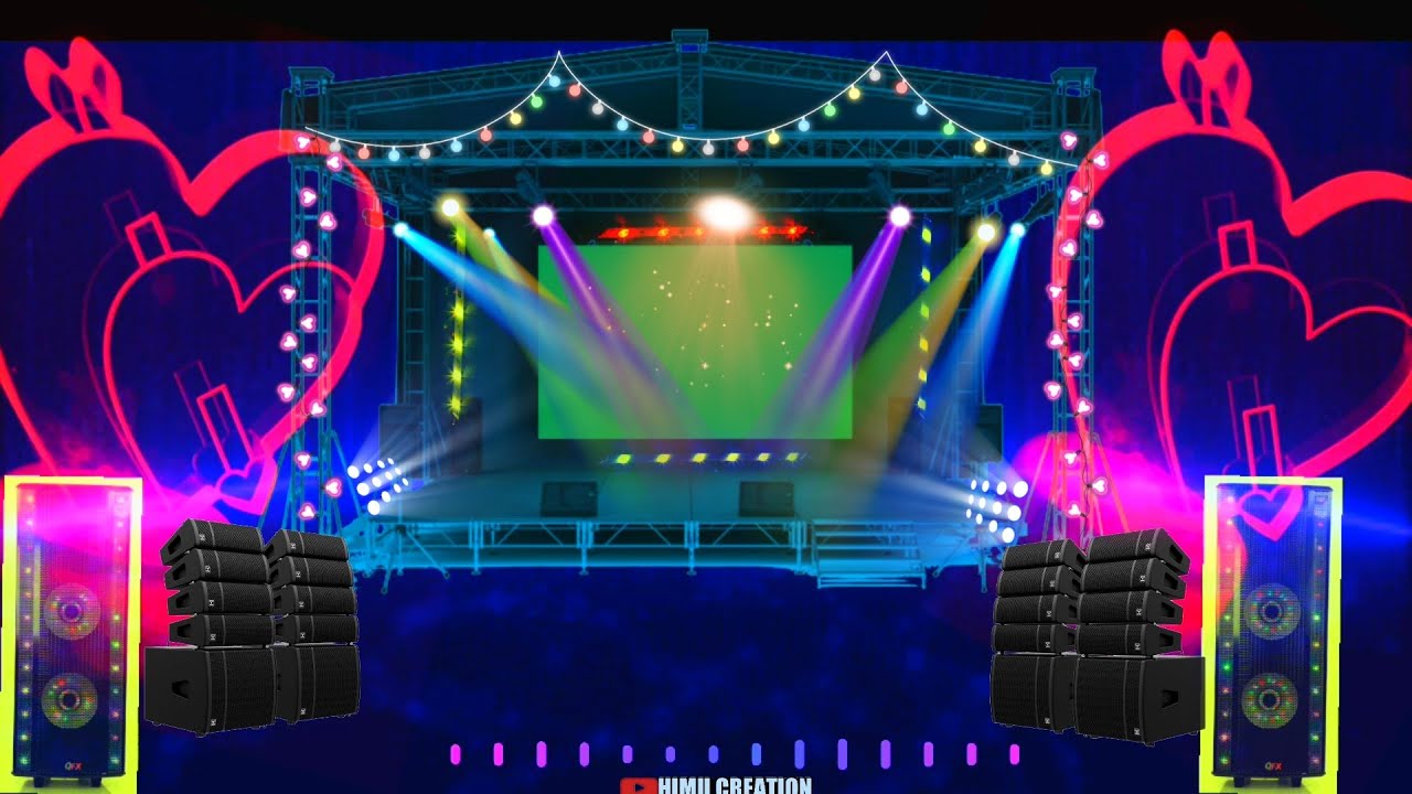 Dj stage light green screen video|green screen dj stage video|dj song ...