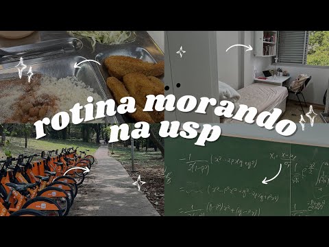 vlog - minha rotina morando e estudando na usp, dia de aula, bandejão, estudos