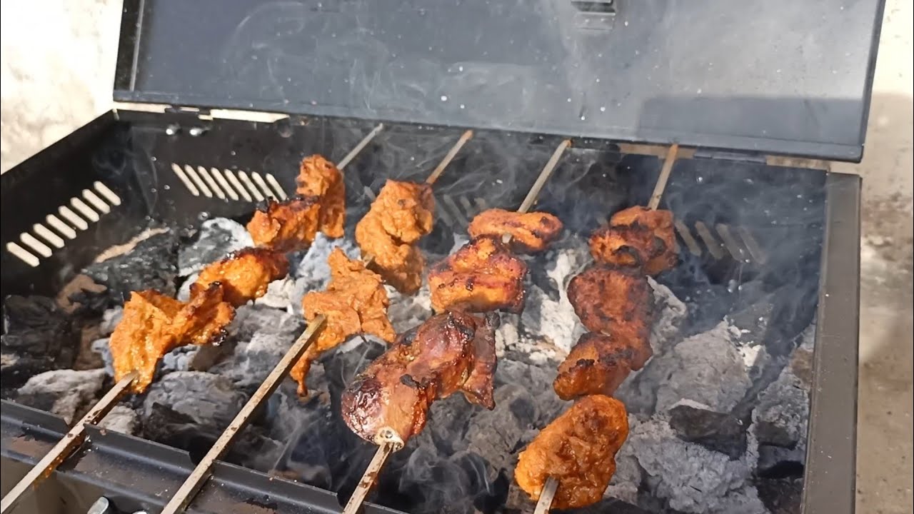 Barbeque Setup Unboxing to cooking Full Video | Barbeque at Home ...