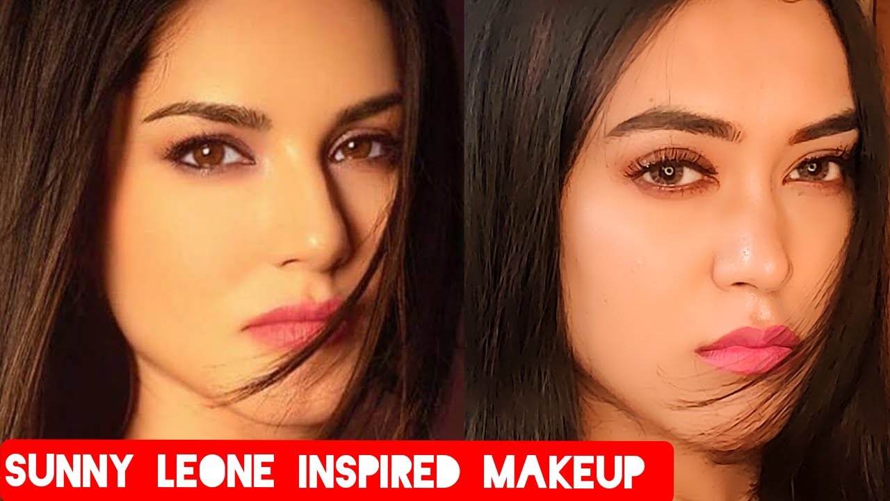 Sunny Leone Inspired Makeup Look|സണ്ണി ചേച്ചി🔥|Simple Makeup ...