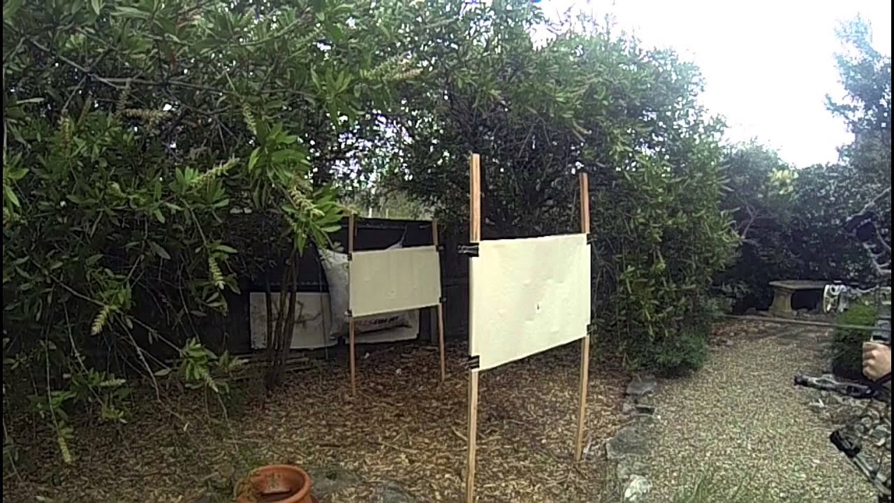 Compound Bow Paper Test - YouTube