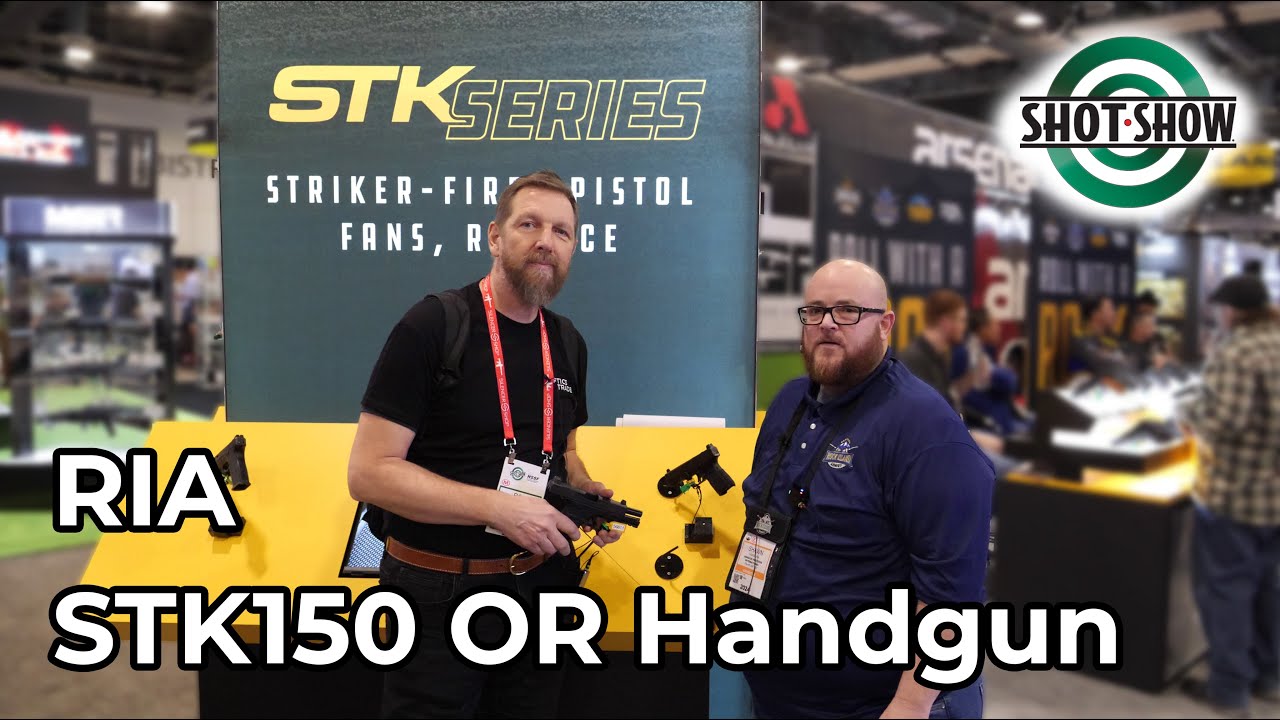 RIA STK150 Optic-ready Handgun | SHOT Show 2024 Report - YouTube